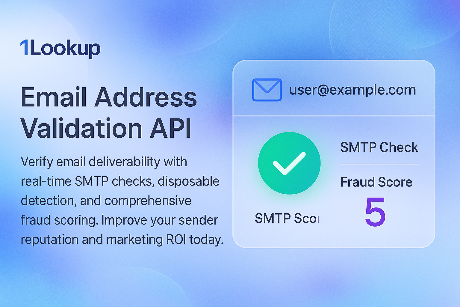 Email Validation API - Real-time Verification | 1Lookup